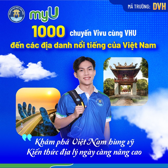 Lựa chọn nguyện vọng 1 – Trường Đại học Văn Hiến, vivu cùng VHU vươn tầm quốc tế
